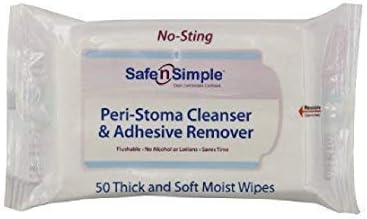 Amazon.com: Special Sale - 2 Packs of 50 - Safe n' Simple Stoma Wipe ...