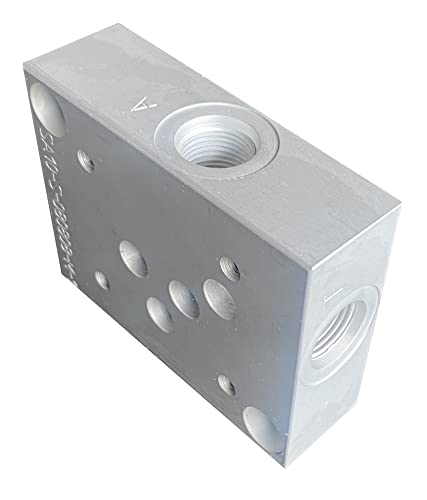 Hydraulic Valve Mounting Sub Plate D05 NG10 Cetop 5 Pattern Anodized ...