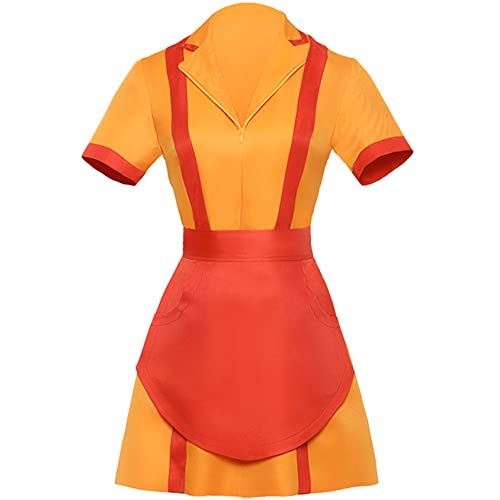 Applysu Women’s Costume Cosplay Dinner Uniform Adult Apron Fancy Dress ...