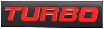 Amazon.co.jp: 1pc TURBO Emblem 3D Metal Car Sticker Emblem Badge Decal ...