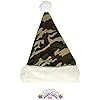 Amazon.com: Velvet Camo Santa Hat w/Plush Trim Party Accessory (1 count ...