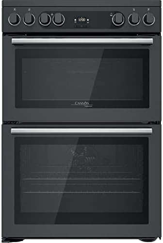 Cannon 60cm Double Oven Ceramic Electric Cooker - Anthracite : Amazon ...