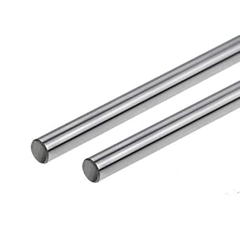 Linear Motion Rods,2PCS 12mm x 200mm(0.472 x 7.87 inches) Case Hardened ...