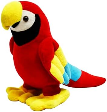 Mirada Cute Red Parrot Soft Toy for Girls/Kids | Stuffed Plush Animal ...
