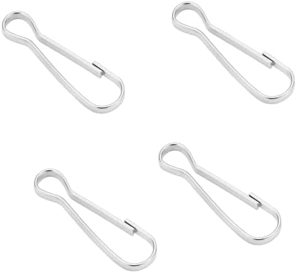 FYACCD Flag Pole Clip, 4 Pcs Stainless Steel Lanyard Snap Spring Clips ...