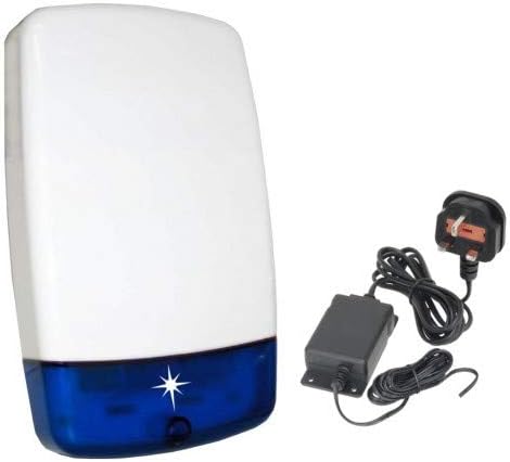 Decoy Dummy Intruder Burglar Alarm Bell Box with MAINS Flashing LED ...