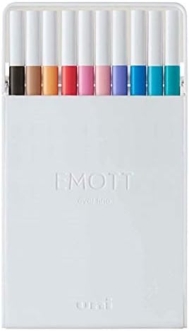 Caneta Extrafina, Uni-Ball, Emott Ever Fine, 58.3100, 10 cores | Amazon ...