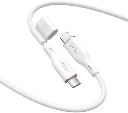 Amazon.com: SODI Silicone USB C Cable,100W USB C to USB C Flow Cable ...
