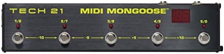 Amazon | TECH21 5スイッチ 128patch MIDI フットコントローラー MIDI Mongoose 【国内正規品】 | MIDIコントローラー | 楽器・音響機器