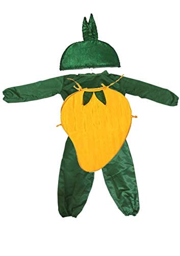 FLIPWORLD Flip Enterprises Mango Fruit Dress for Boys and Girls- Fruit Cutout with Green Jmpsuit ...