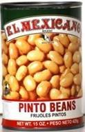 Amazon.com : El Mexicano Canned Whole Pinto Beans 15 Oz - Frijol Pinto ...