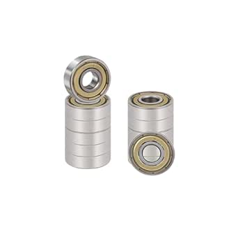 Amazon.com: QinDa IND 624ZZ Ball Bearing (4mmX13mmX5mm) Double Shielded ...