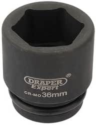 Draper 28777 Expert 36mm 3/4 Square Drive Hi-Torq 6 Point Impact Socket ...