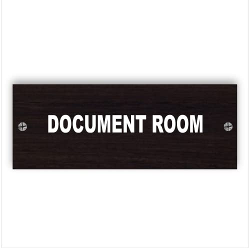 Document Room, Wooden Office Rooms Name Board, 18mm Thickness Wood ...