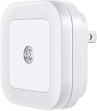 EcoGear FX Wall Outlet LED Night Light with Dusk to Dawn Sensor (6 Pack ...