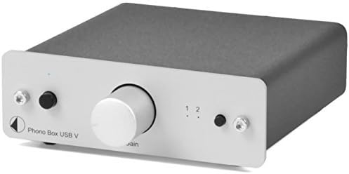 Amazon.co.jp: Pro-Ject Phono Box USB V Phonograph PreAmplifier Silver ...