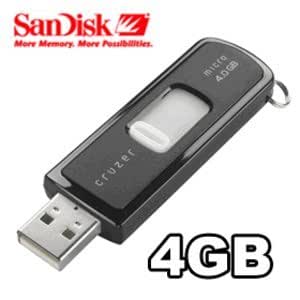 SanDisk Cruzer Micro - USB flash drive - 4 GB - Hi-Speed USB - black ...