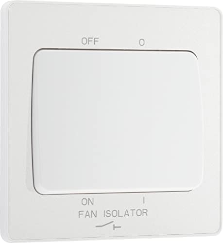 MK Essentials 1G 3 Pole Fan Isolator Switch, White : Amazon.co.uk: DIY ...