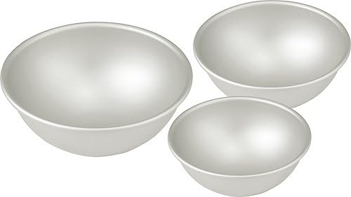 Amazon.com: Hemisphere Ball Cake Pans - Set of 3 Different Sizes ...