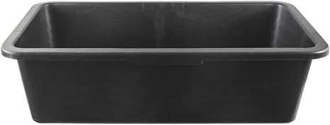 Lot de 3 bacs de maçon rectangulaires - 40 l - Pour chantier, maison ...