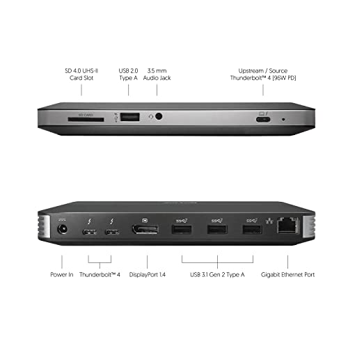 Accell Thunderbolt 4 Docking Station - Dual 4K or Single 8K, Max 96W ...