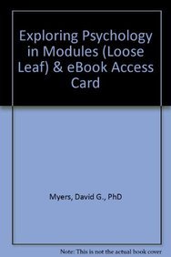Amazon.com: Exploring Psychology in Modules (Loose Leaf) & eBook Access ...