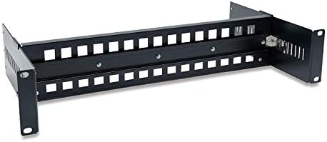 Amazon.com: 2U 19-Inch Adjustable Rack Mount DIN Rail Bracket Kit, High ...