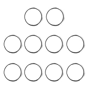 10 Pieces Scuba Diving Stainless Steel Split Ring for Gear Attachment ...