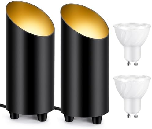 SUNVIE 2 Pack Up Lights Indoor Floor Can Light Uplighting Indoor ...