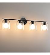 WOSHITU Bathroom Vanity Light Fixtures: 3-Lights Mid Century Modern ...