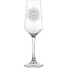 Coronation Emblem King Charles III Set of 6 Champagne Glasses Flutes ...