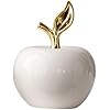 Amazon.com: JISADER Apples Statue Ceramic Apples Figurine Fruit ...