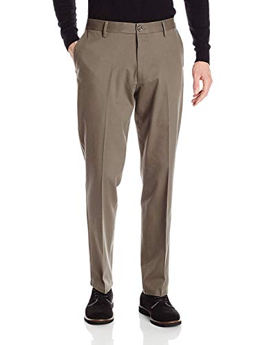 Dockers Men's Athletic Fit Signature Khaki Lux Cotton Pants, Dark ...