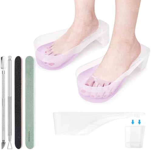 Amazon.com: Toe Nail Soaking Bowl Acetone Proof: 1Pair Soak Off Dip ...