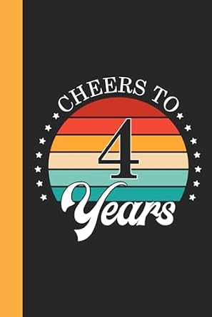 4th Year Work Anniversary Notebook: Team Employee / Staff Appreciation ...