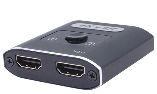 VIBOTON HDMI Switch Splitter, HDMI Bi-Directional Switch 1 in 2 Out/2 ...