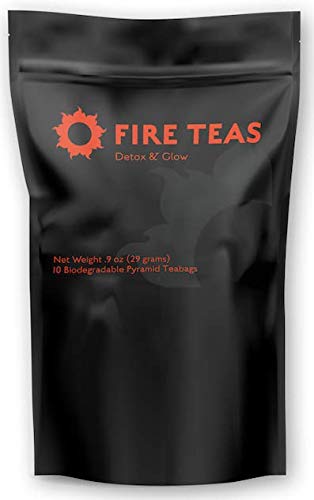 Amazon.com : FIRE TEAS DETOX & GLOW - Ayurvedic Cleansing Tea - Organic ...