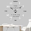 Amazon.com: VANGOLD Design Creative Wall Clock - Elegant Wall Art for ...