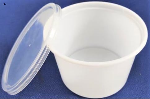 Buy Reusable Plastic White Container - 500ml (Pack of 50 Piece), Online ...