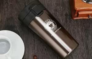 UR Dream Thermos Flask with Lid Insulated Travel Tea and Coffee Portable Thermal Cup Plastic ...