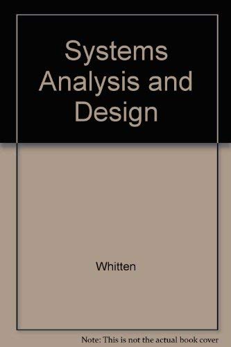 Systems Analysis and Design Methods: 9780256108316: Computer Science ...
