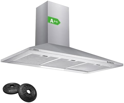 Ciarra 90Cm Stainless Steel Chimney Cooker Hood 900Mm Range Kitchen ...