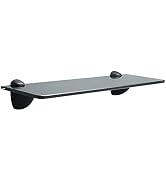 Amazon.com: Alise Bathroom Shelves Glass Shelf Wall Mount Floating ...