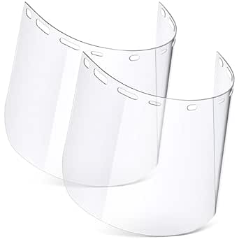 Saillong 2 Pcs Face Shield Replacement Lens Compatible with ERB 15151 ...