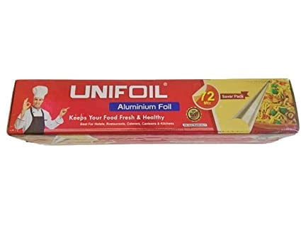 UNIFOIL- Aluminium Foil 72 Meters, | Food Packing, Wrapping, Storing ...
