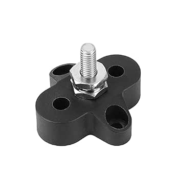 Amazon.com: 1/4'' 80A DC 48V Terminal Block Stud M6 Busbar Positive ...