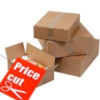 Davpack Strong Flat Brown Double Wall Cardboard Box 450L x 400W x 150H ...