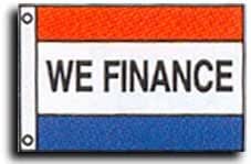 Amazon.com : We Finance Message Flag : Outdoor Flags : Patio, Lawn & Garden