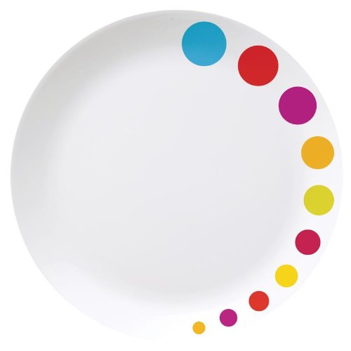 Buy Servewell Melamine Color Magic Urmi Dinner Plate Set, 27Cm ...