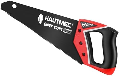 Presch Hand Saw 450mm - Wood Saw with 11 TPI 45° and 90° Stop ...